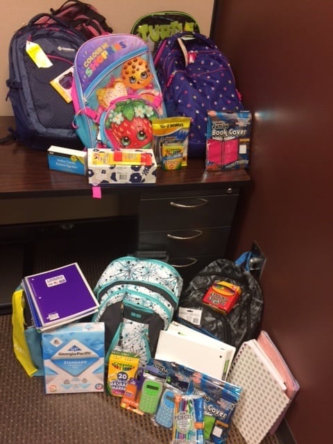 InTown Suites Gives Back: backpack drive | InTown Suites